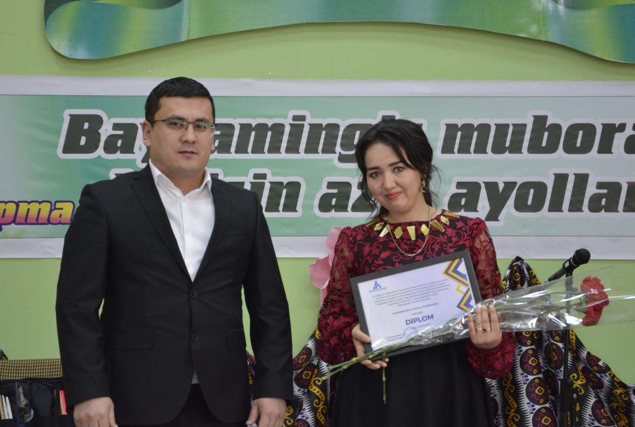 “NAVOIYAZOT”AJ FAOLLAR ZALIDA XALQARO XOTIN-QIZLAR KUNIGA BAG‘ISHLAB TADBIR TASHKIL ETILDI – O ...